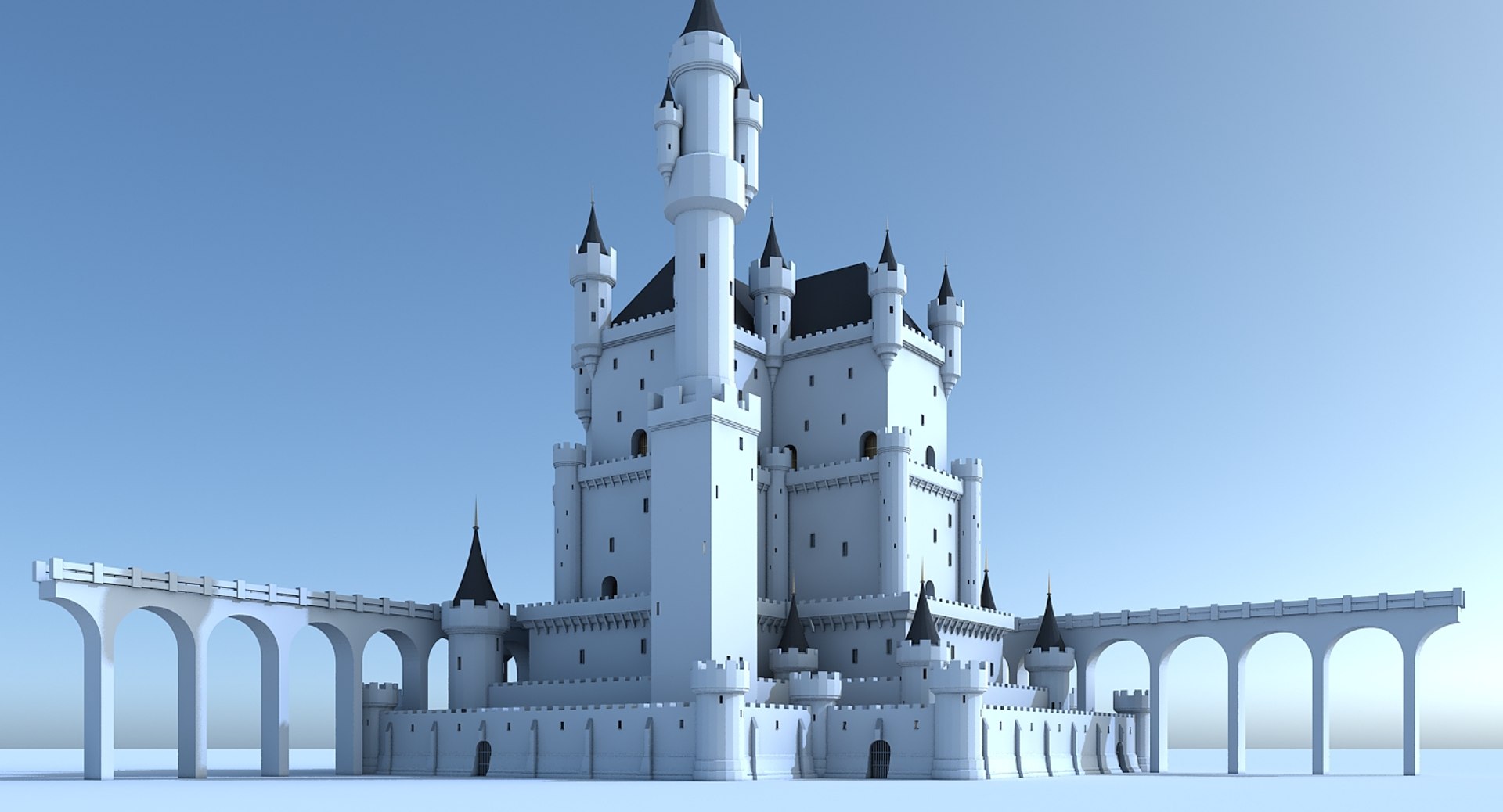 Fantasy Castle Model - TurboSquid 1542228