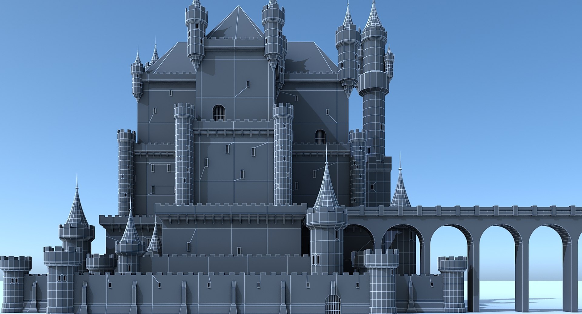Fantasy Castle Model - TurboSquid 1542228
