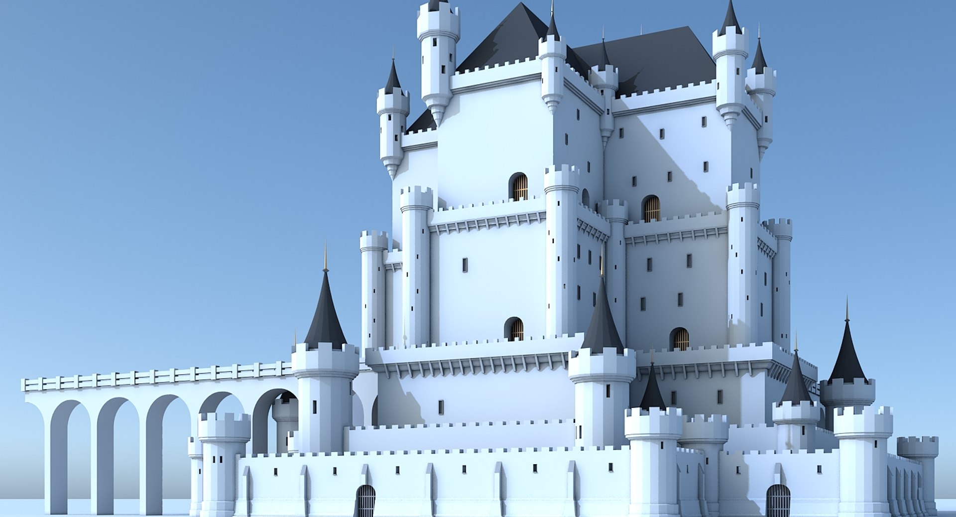 Fantasy Castle Model - TurboSquid 1542228