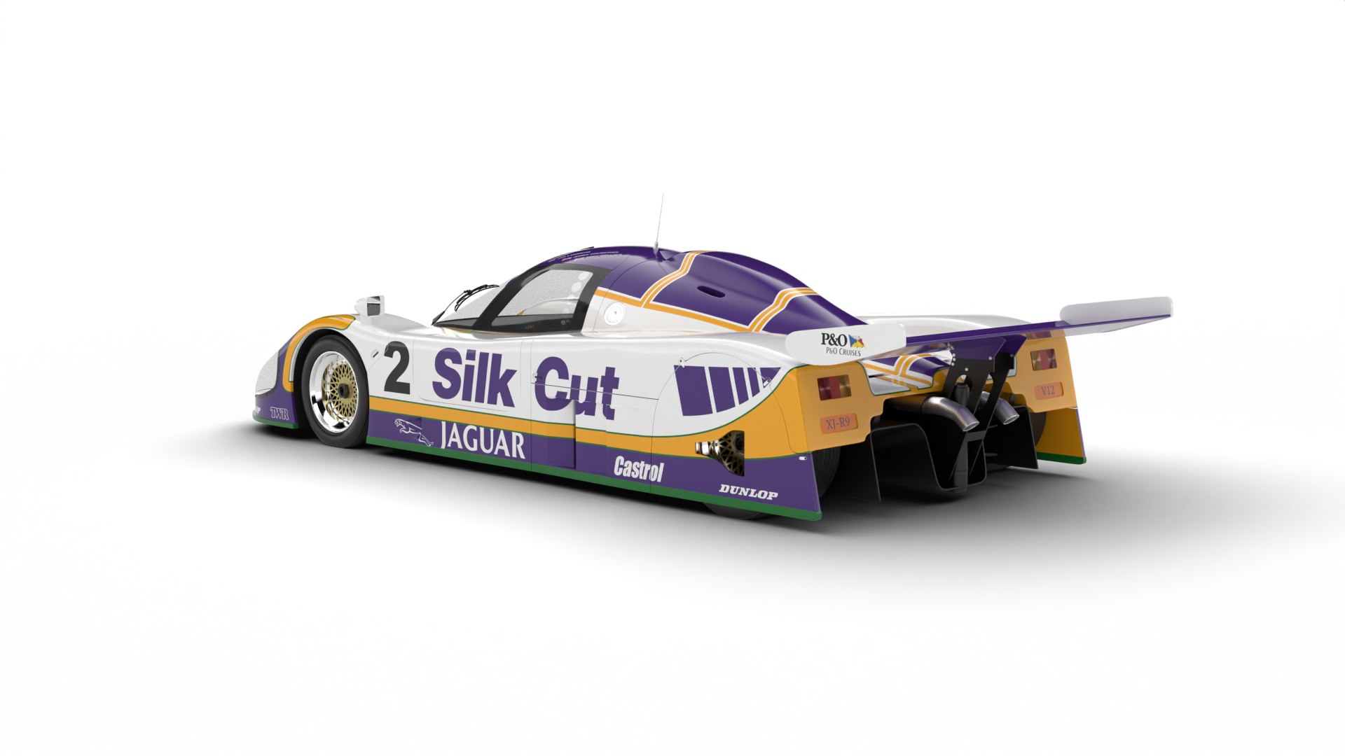 3D Jaguar XJR-9 Silk Cut Racing 1988 3d Model - TurboSquid 2432102