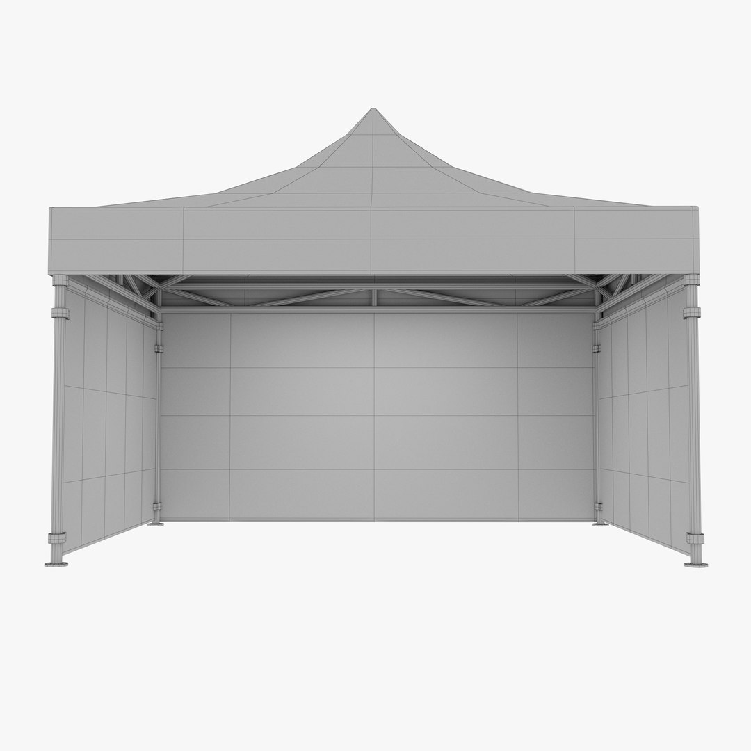 Event Tent Mockup 4X3 Model - TurboSquid 2316371