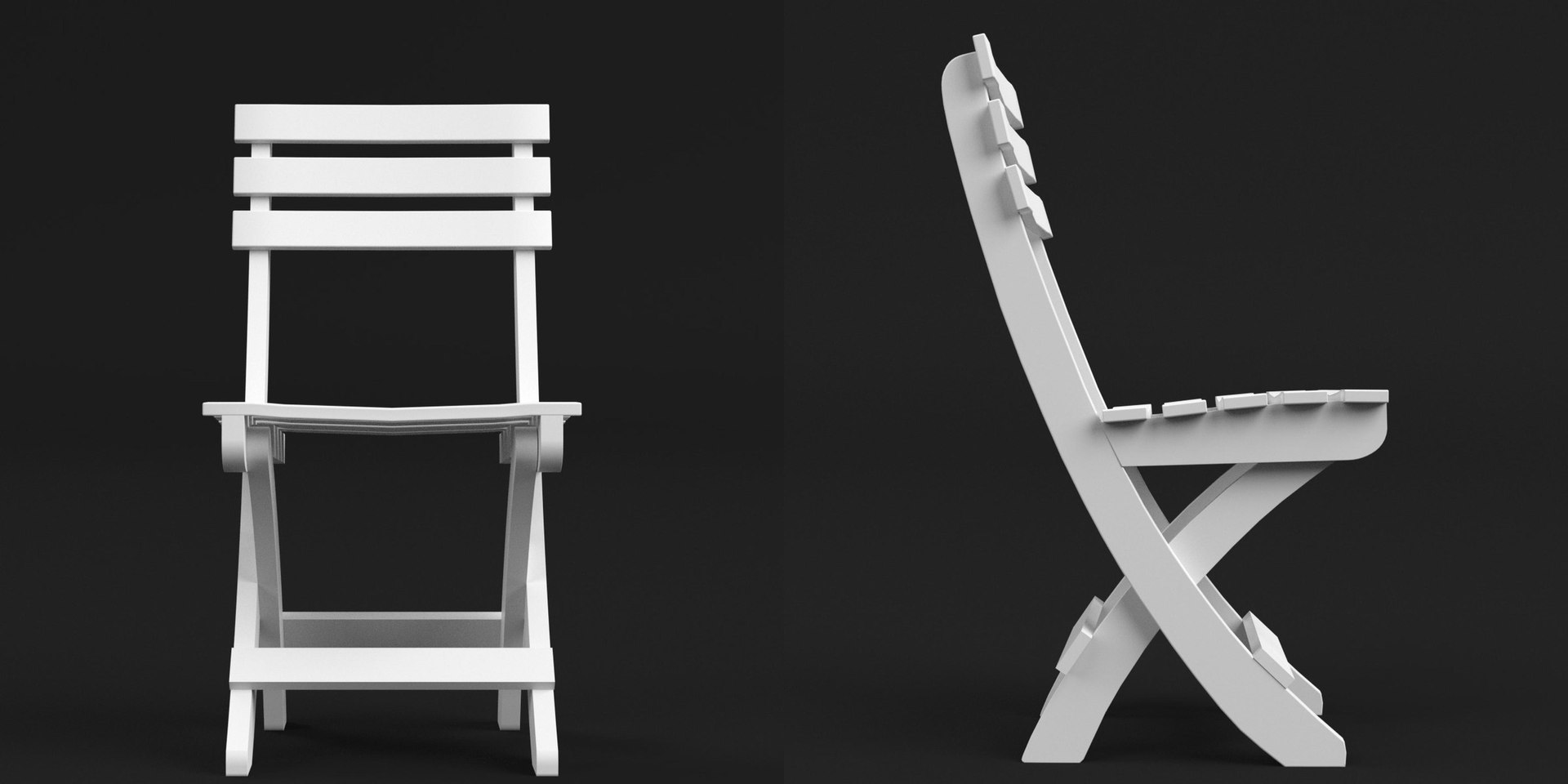 Plastic Chair 4 3D - TurboSquid 2144518