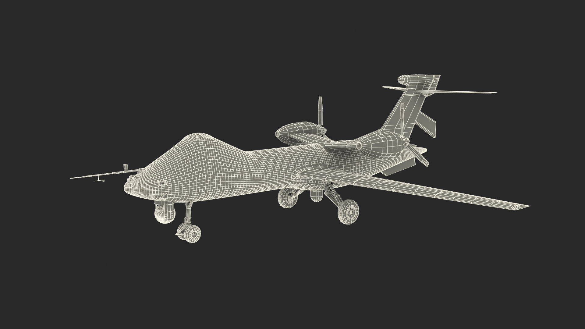 BAe Systems Mantis Unmanned Aircraft Rigged For Maya Model - TurboSquid ...