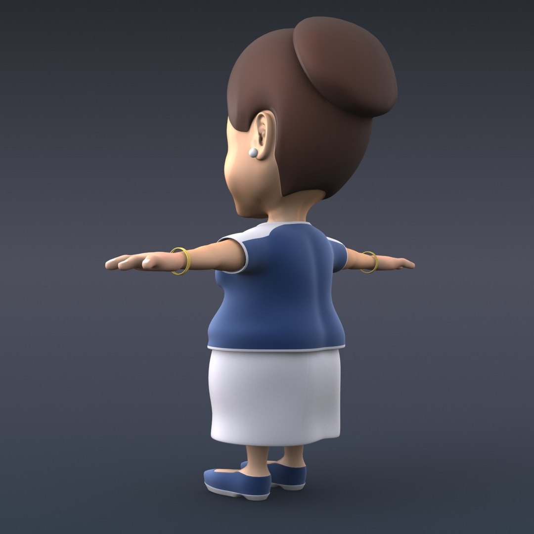 3ds Max Character Pack 05 Lady