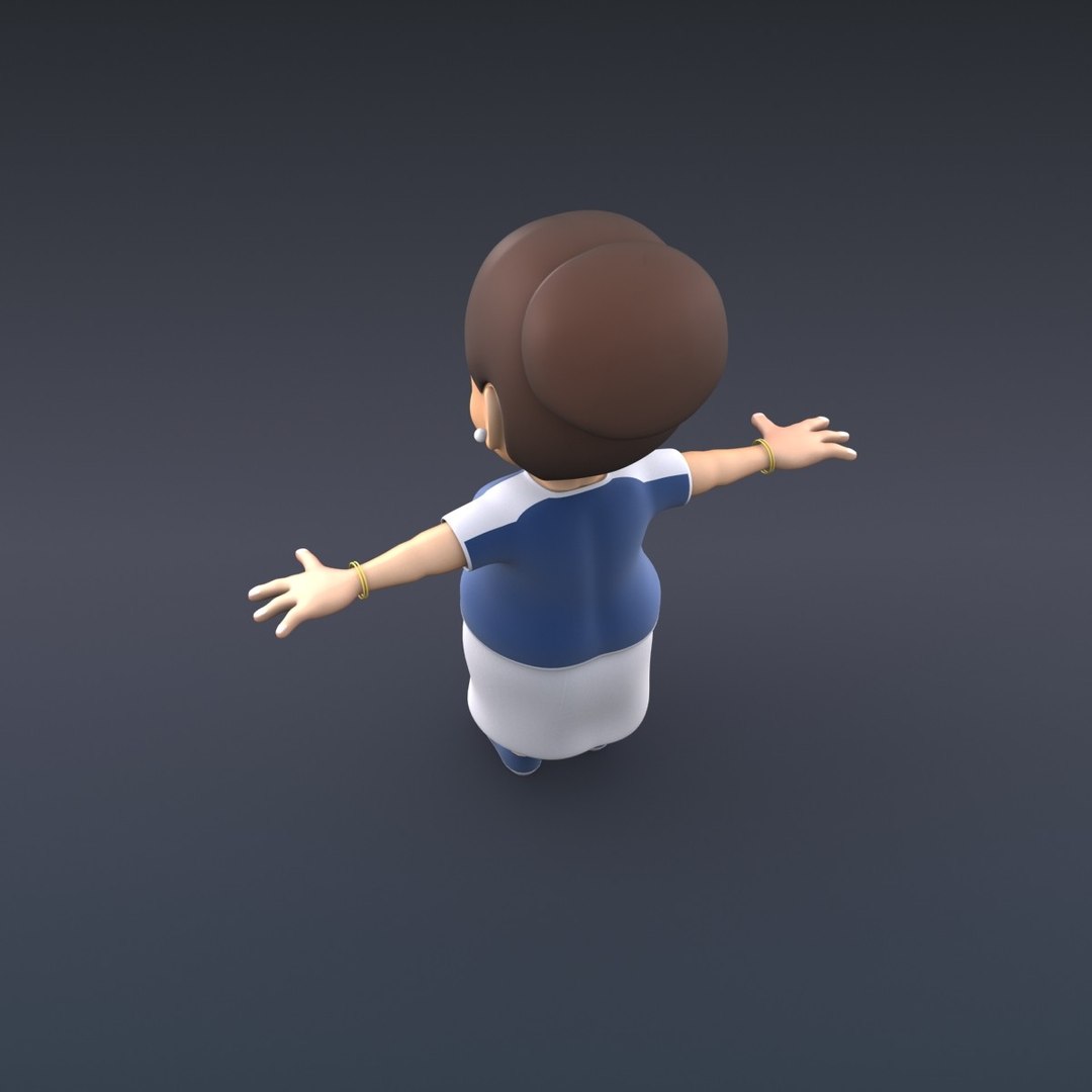 3ds Max Character Pack 05 Lady