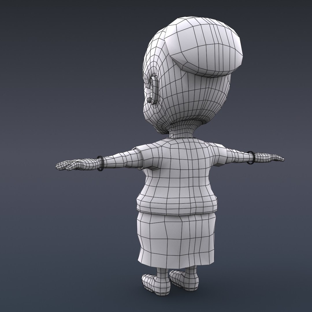 3ds Max Character Pack 05 Lady