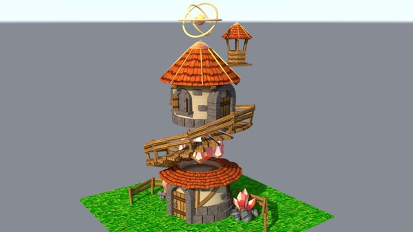 Mage tower 3D - TurboSquid 1214931