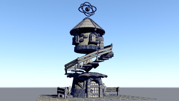 Mage tower 3D - TurboSquid 1214931