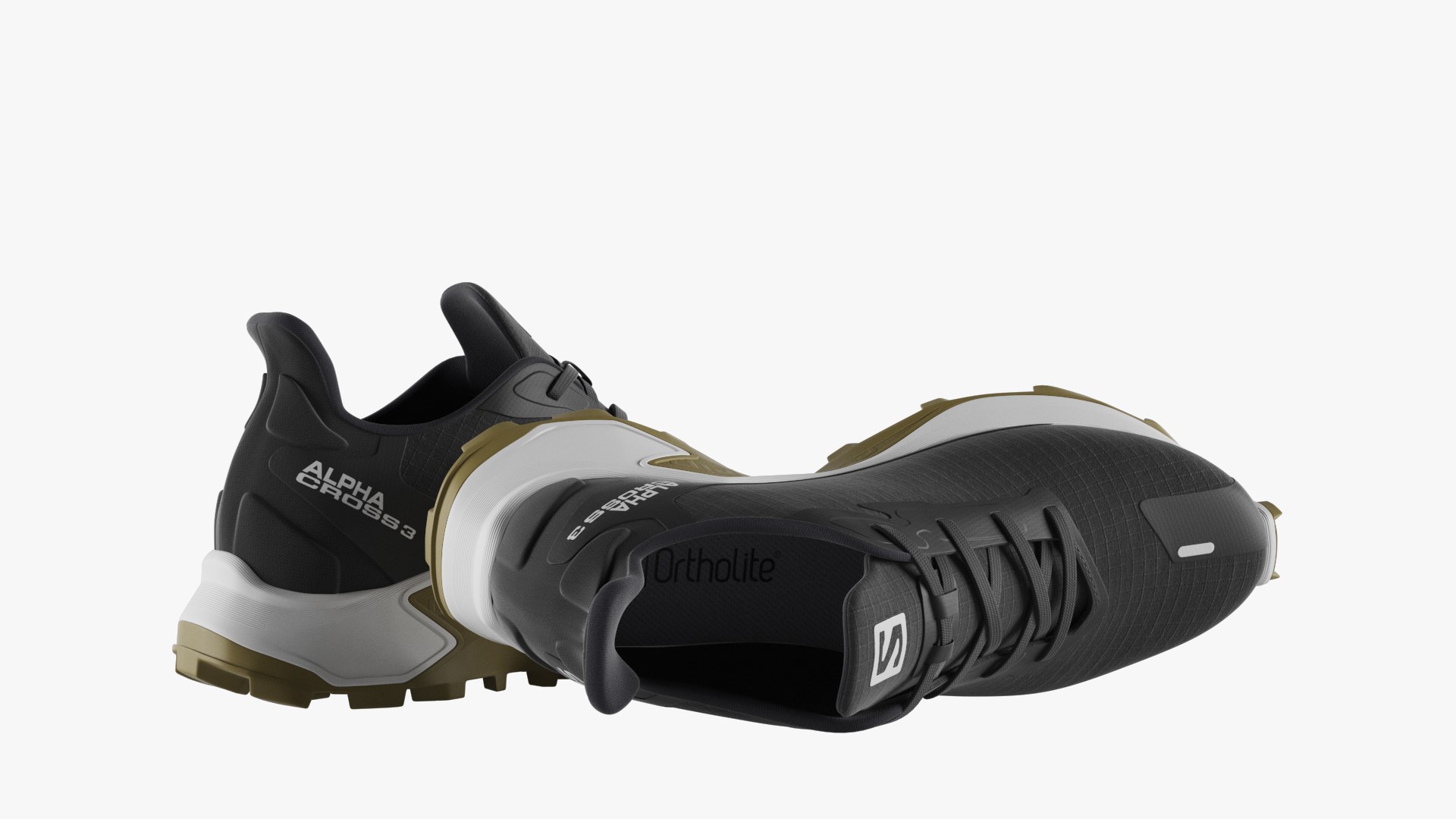 3D Model Salomon Alphacross 3 Black - TurboSquid 1921922