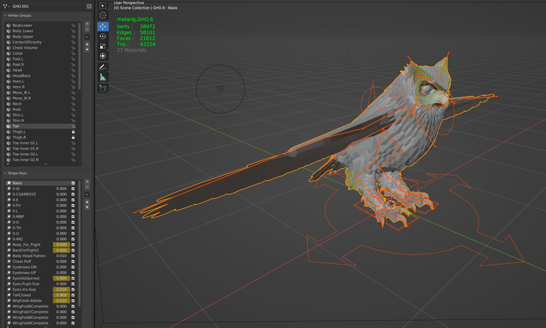 Great Horned Owl - Blender Model - TurboSquid 1954490