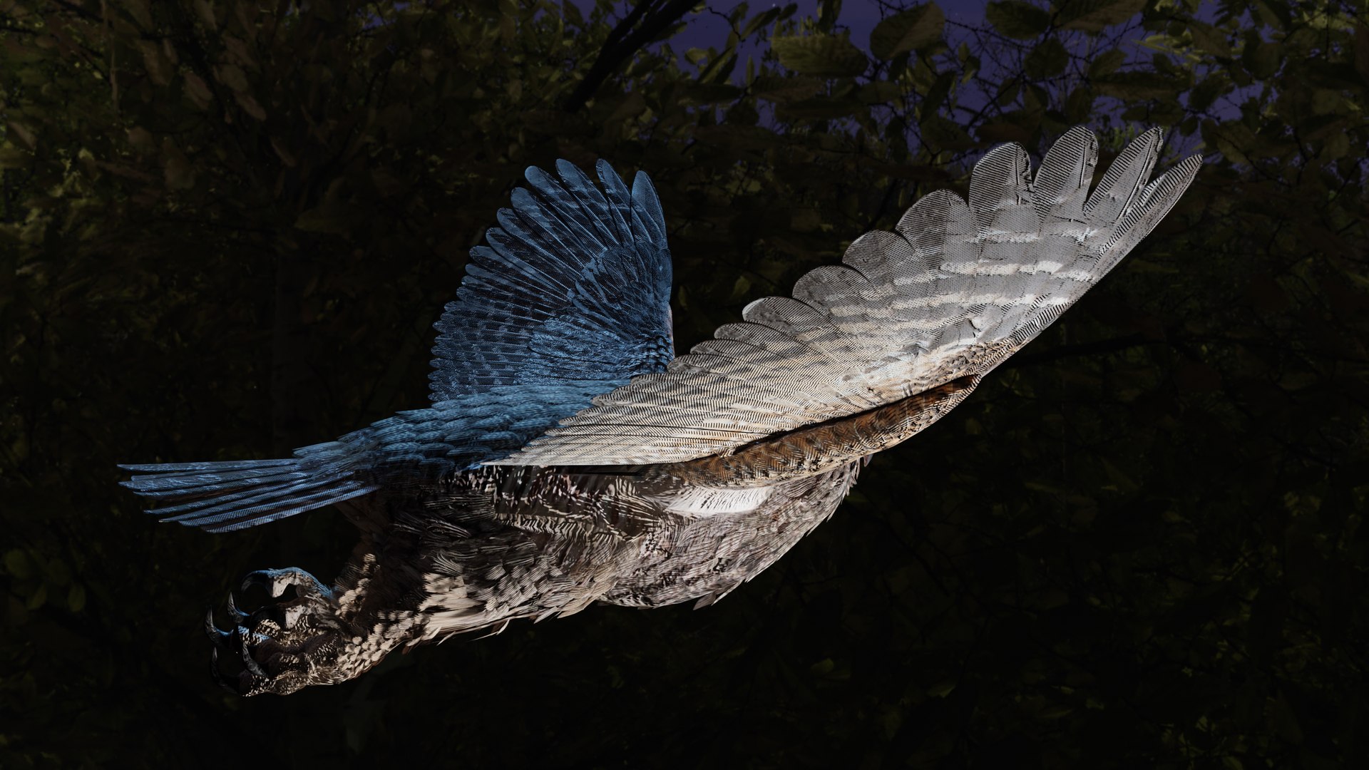 Great Horned Owl - Blender model - TurboSquid 1954490