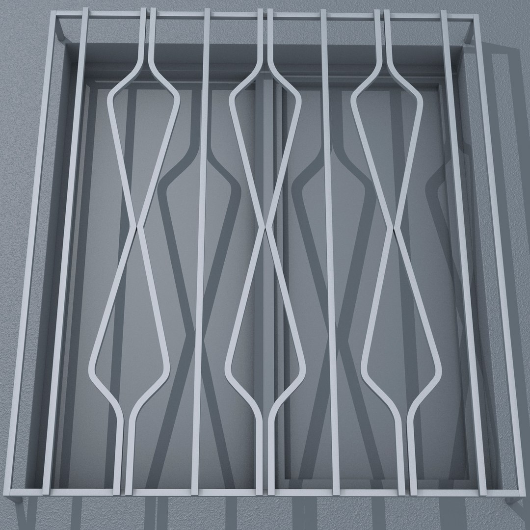Window iron model - TurboSquid 1611446