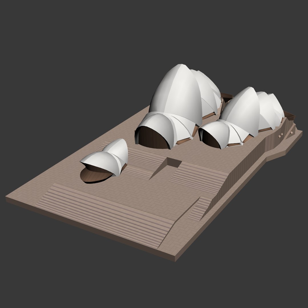 3d Model Of Sydney Opera