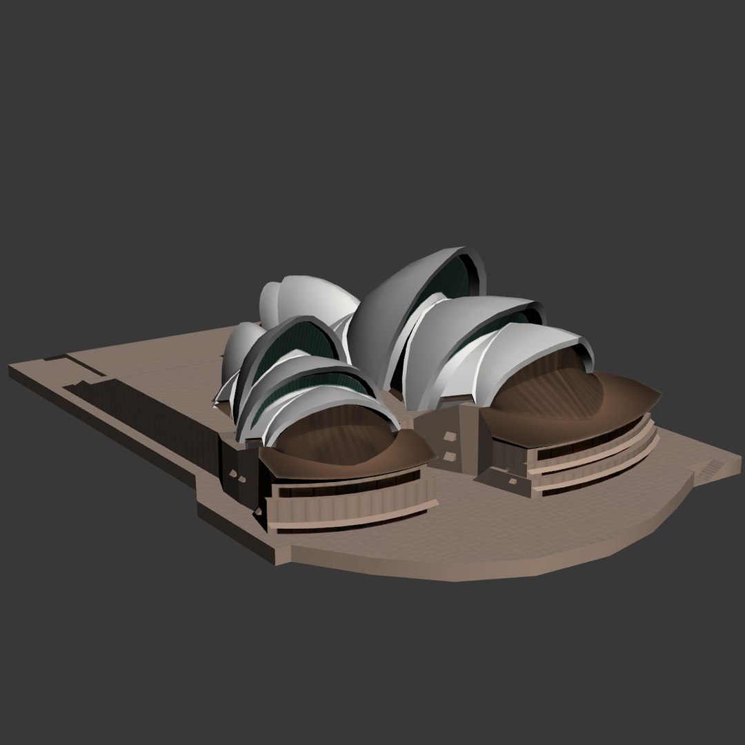 3d Model Of Sydney Opera