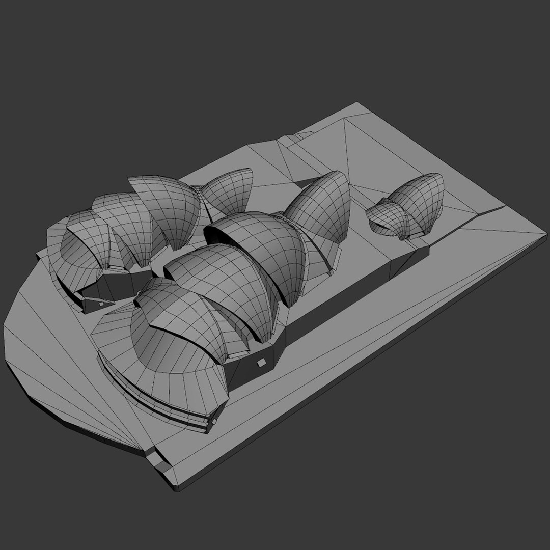 3d Model Of Sydney Opera
