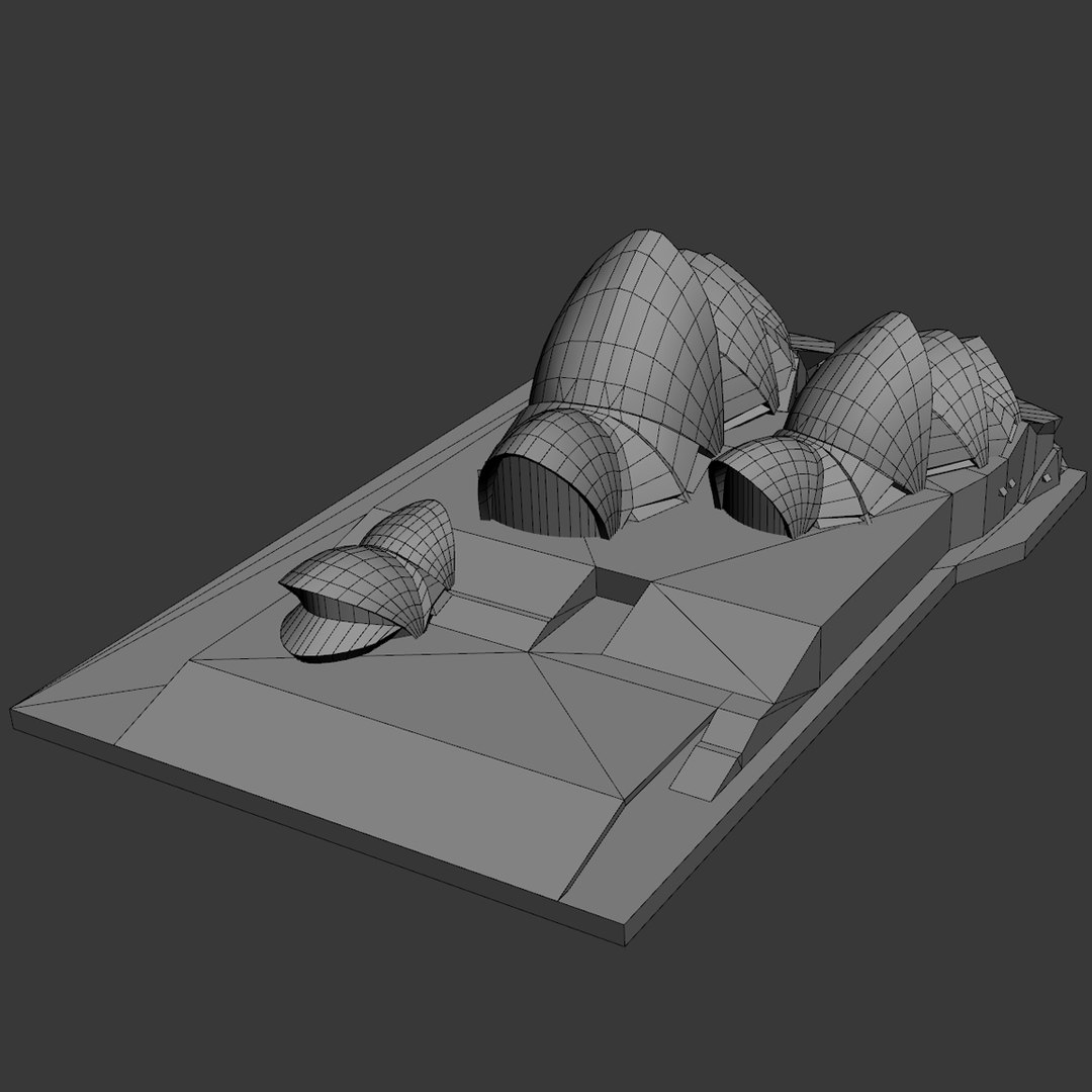 3d Model Of Sydney Opera