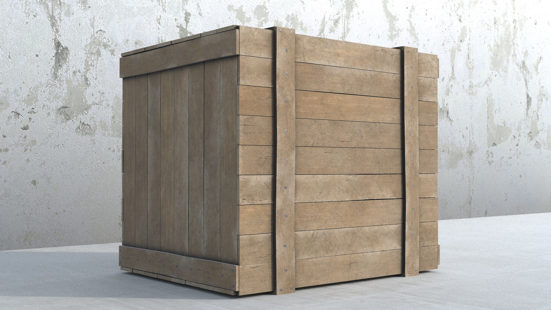 Wooden Packing Box 1 HD 3D Model - TurboSquid 1923562