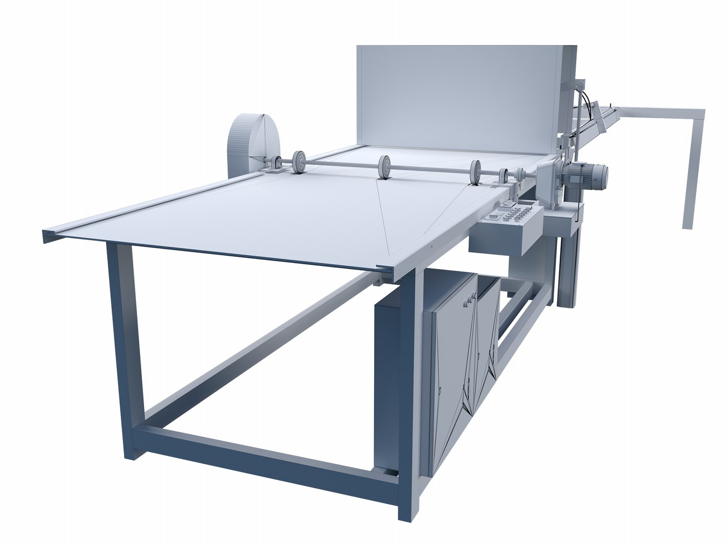 3D roll split machine - TurboSquid 1521474