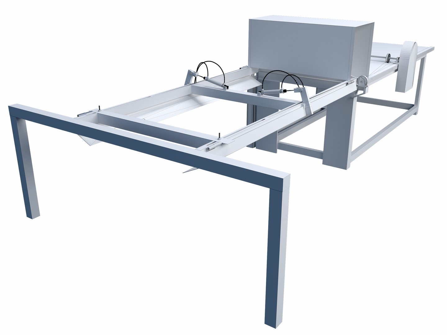 3D roll split machine - TurboSquid 1521474