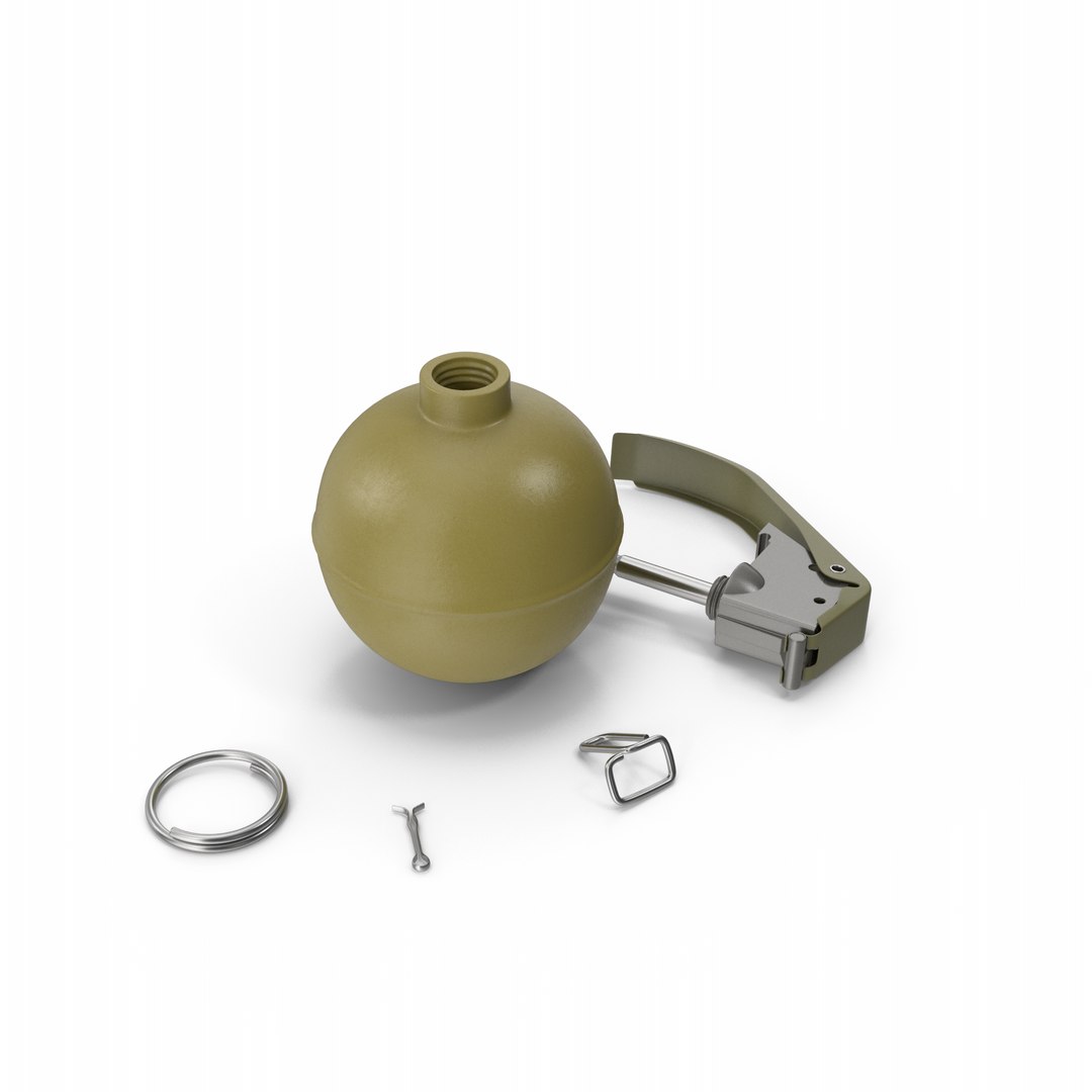 American Frag Grenade 3D Model - TurboSquid 1998848