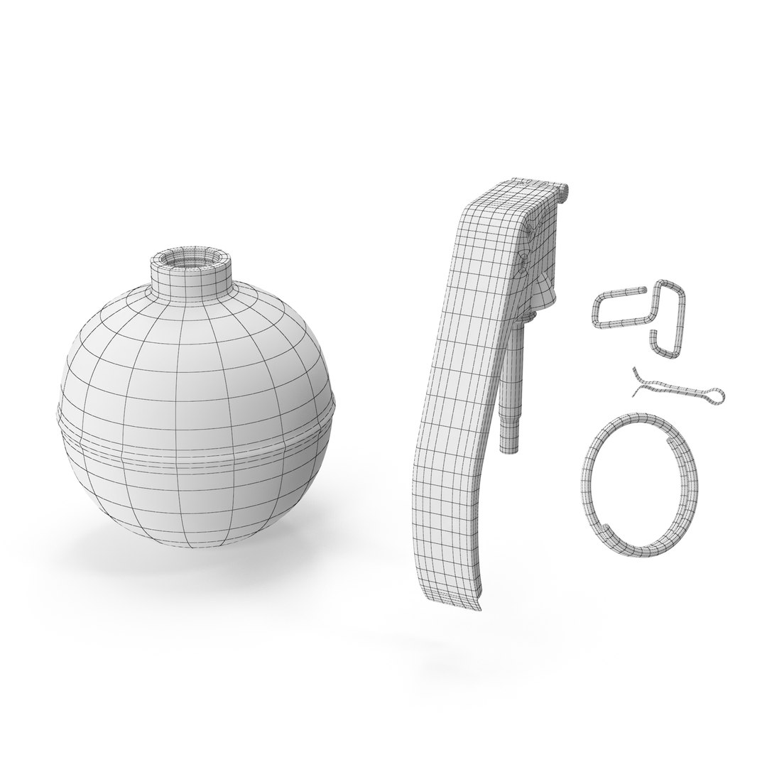 American Frag Grenade 3D Model - TurboSquid 1998848