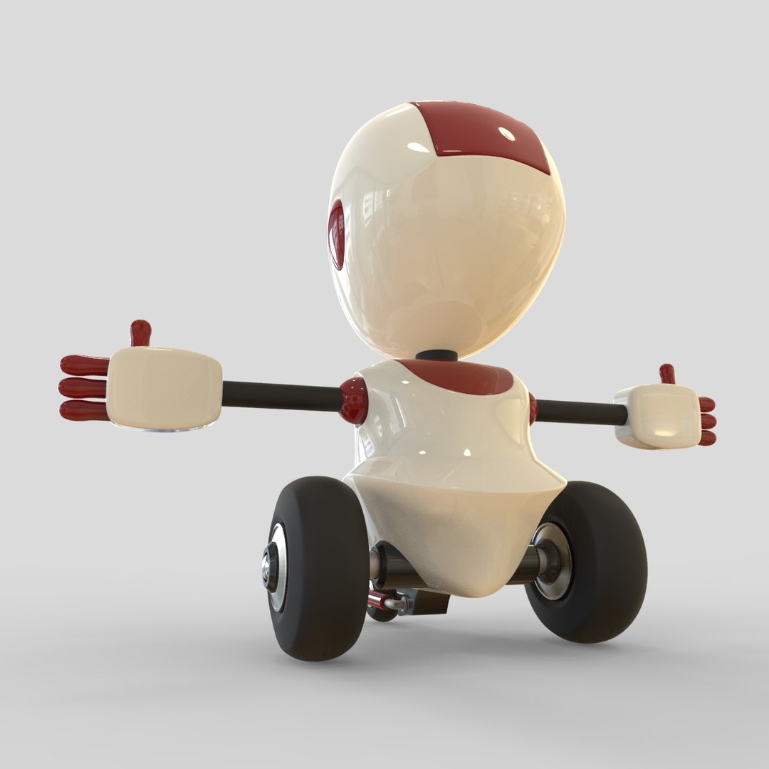 Robot Cartoon Model - TurboSquid 1178086