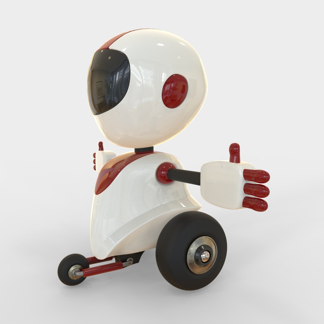 Robot Cartoon Model - TurboSquid 1178086