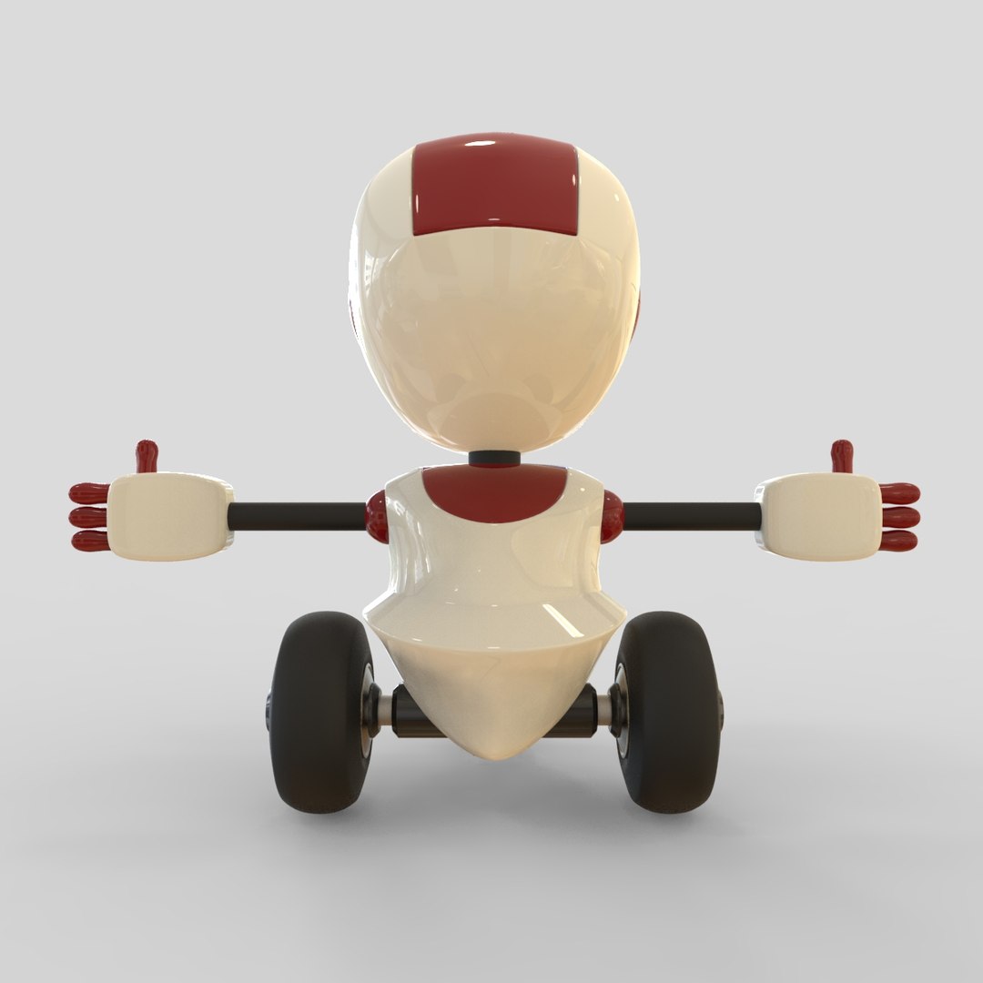 Robot Cartoon Model - TurboSquid 1178086