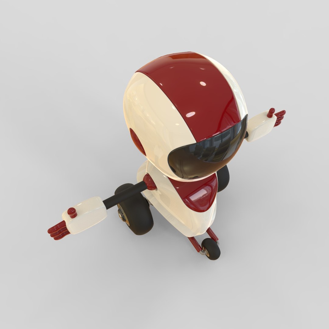 Robot Cartoon Model - TurboSquid 1178086