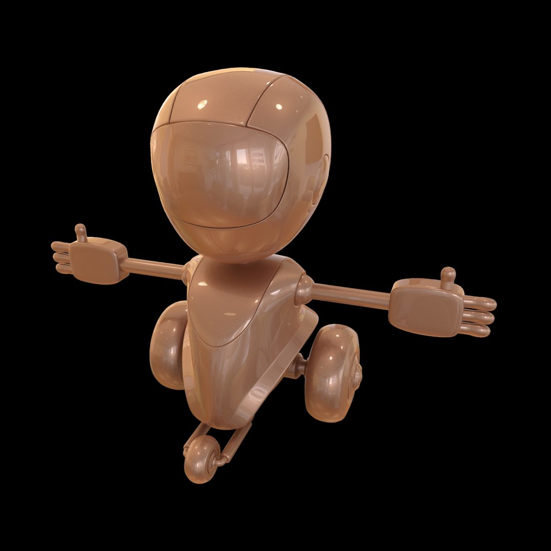 Robot Cartoon Model - TurboSquid 1178086