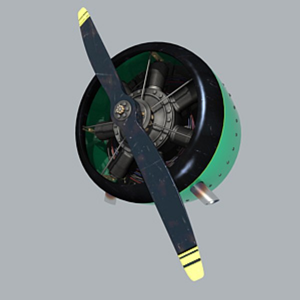 3d model rotary engine