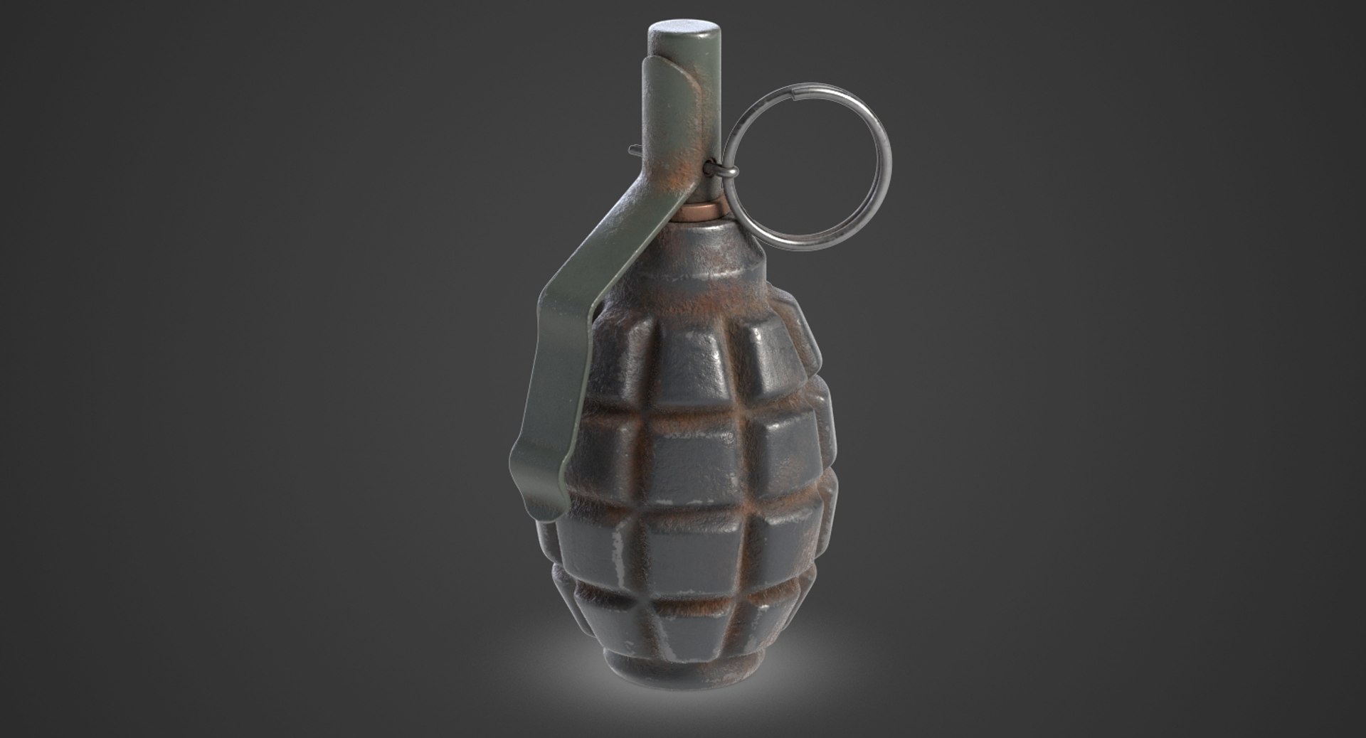 Grenade F1 Rusty 3D - TurboSquid 1341534