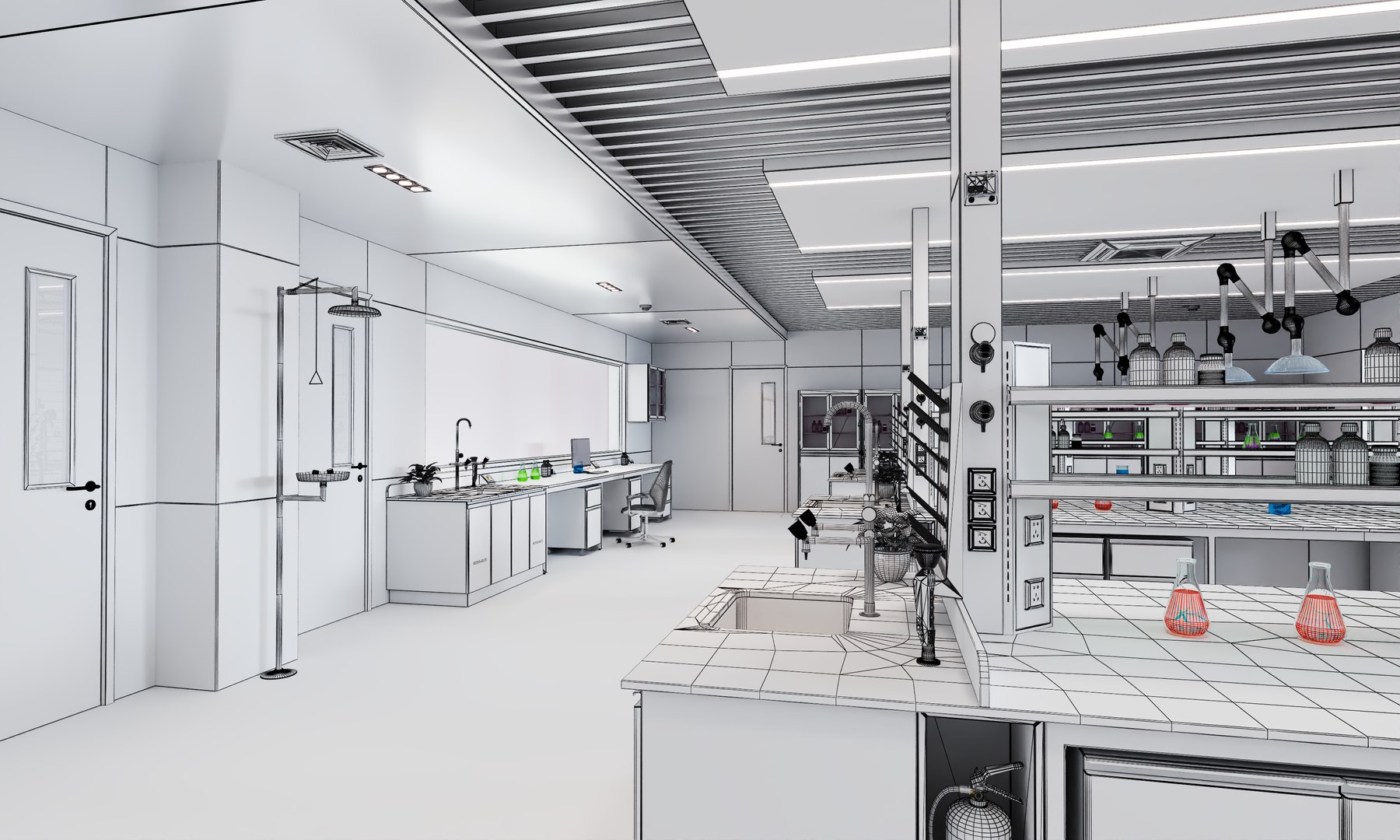 3D Chemistry Science Laboratory Model - TurboSquid 2536455
