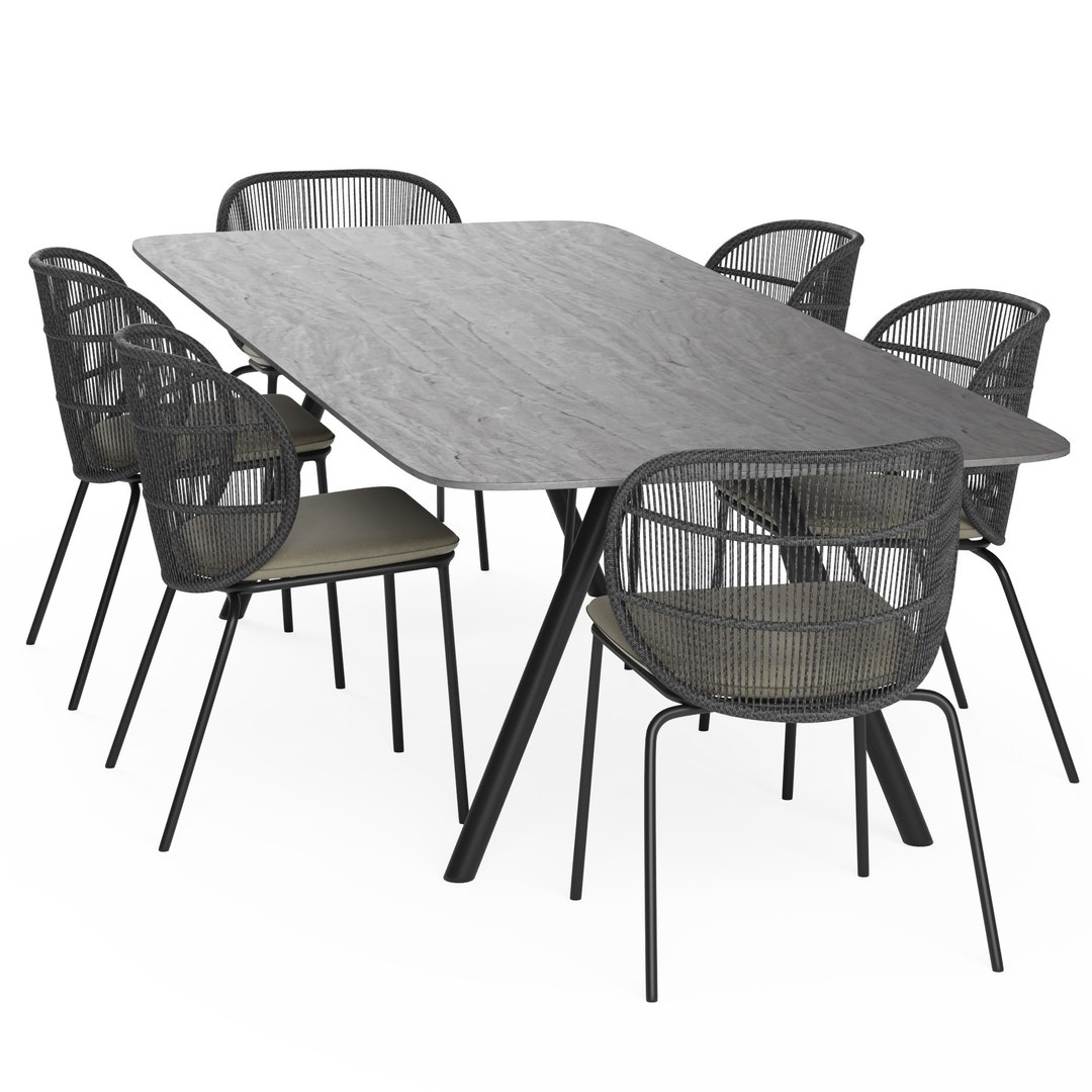 3D Kodo Dining Table - TurboSquid 1561680