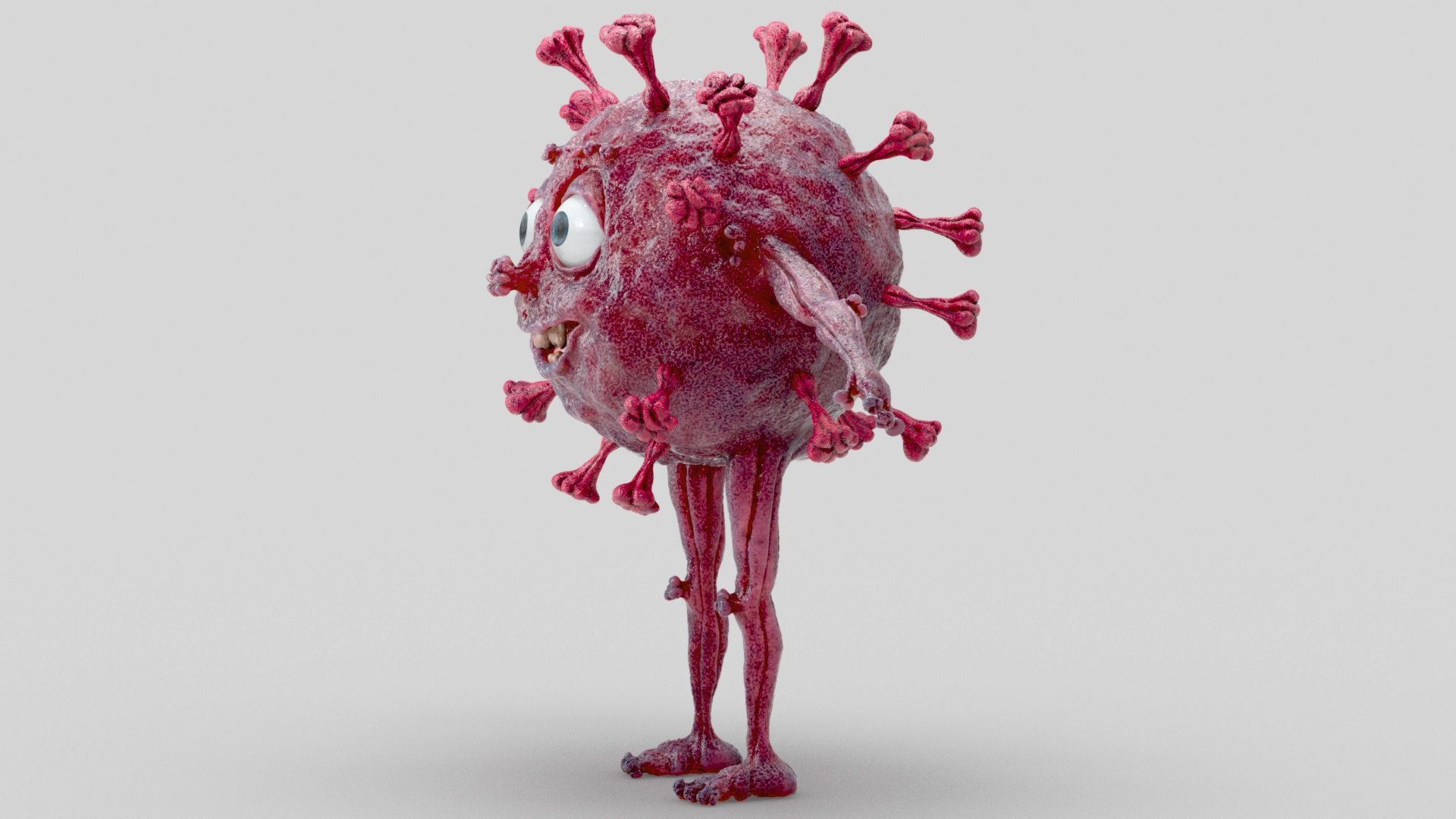 Cartoon Virus Covid-19 3D Model - TurboSquid 1540739