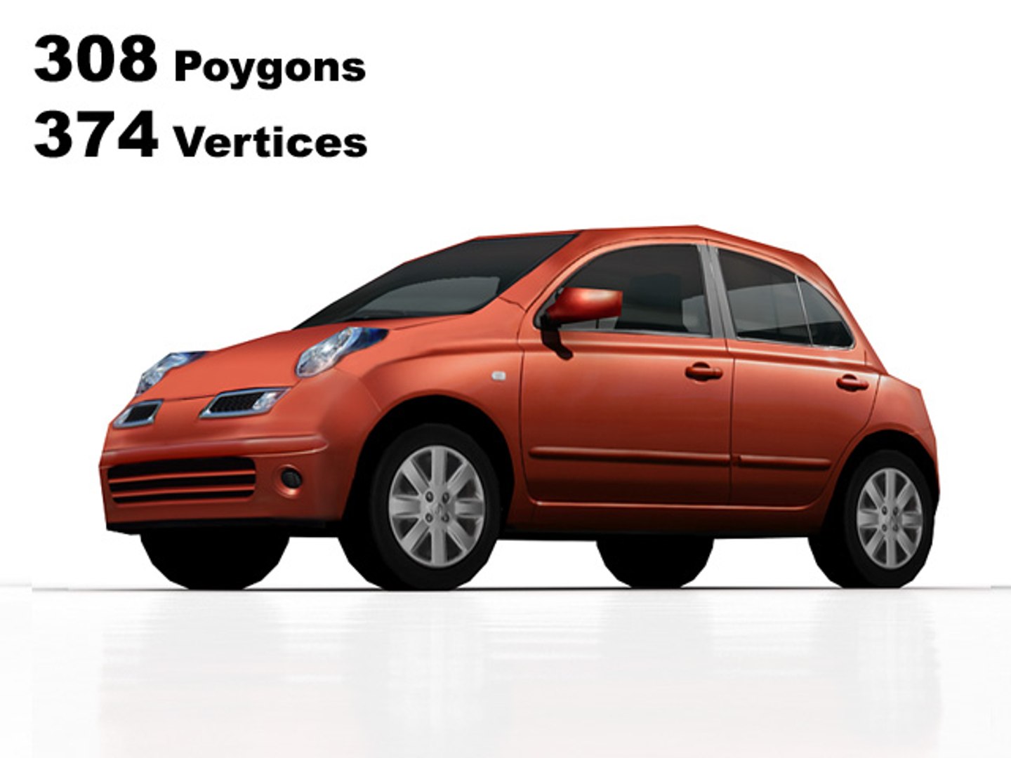 3d Nissan Micra Model