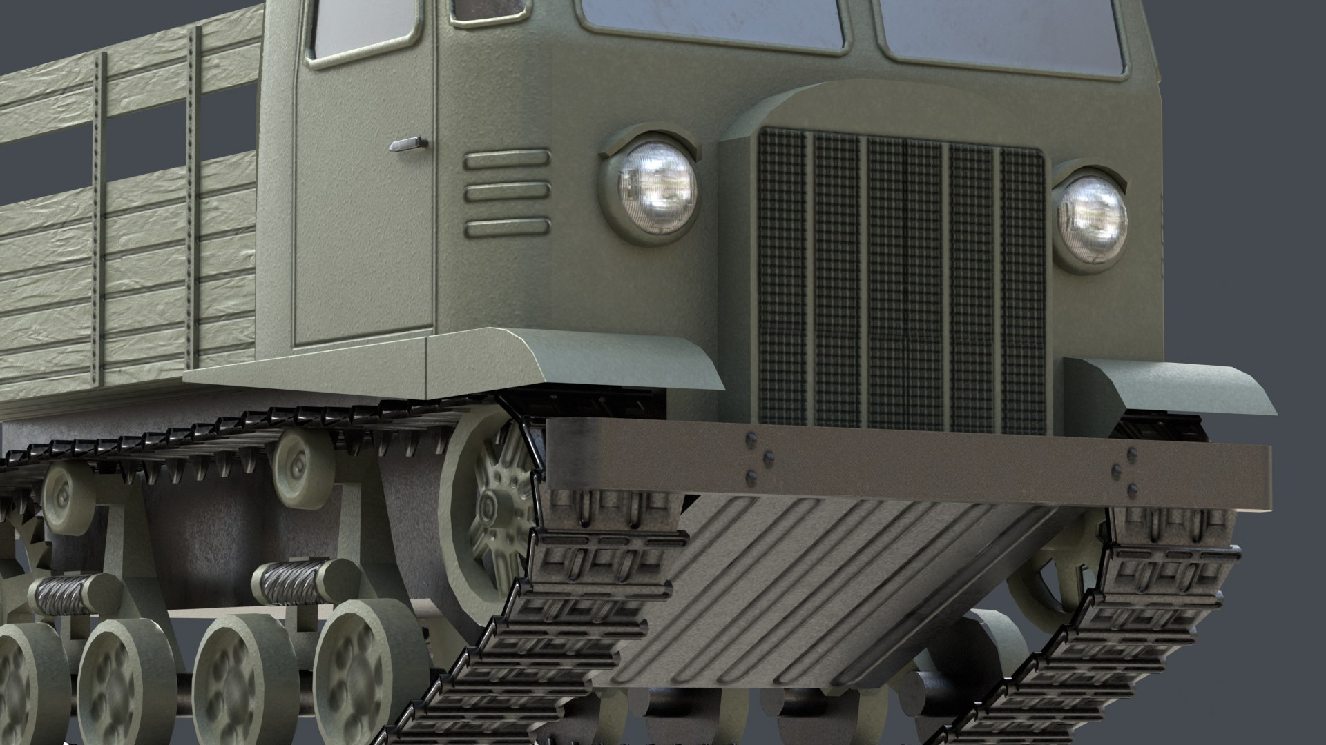 Tractor STZ-5 Model 1937 3D Model - TurboSquid 2142986