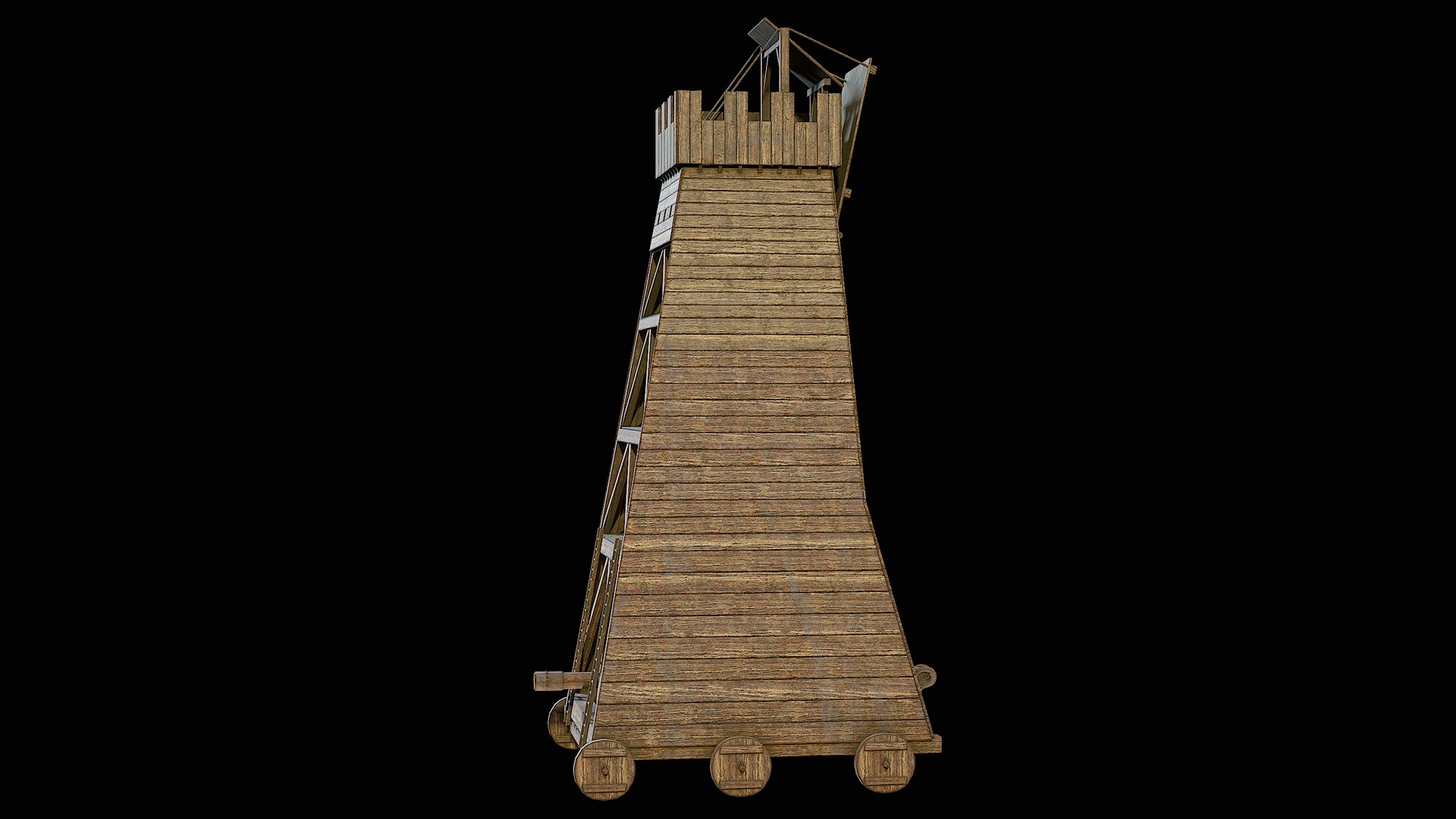 3D Medieval Siege Tower PBR - TurboSquid 2032960