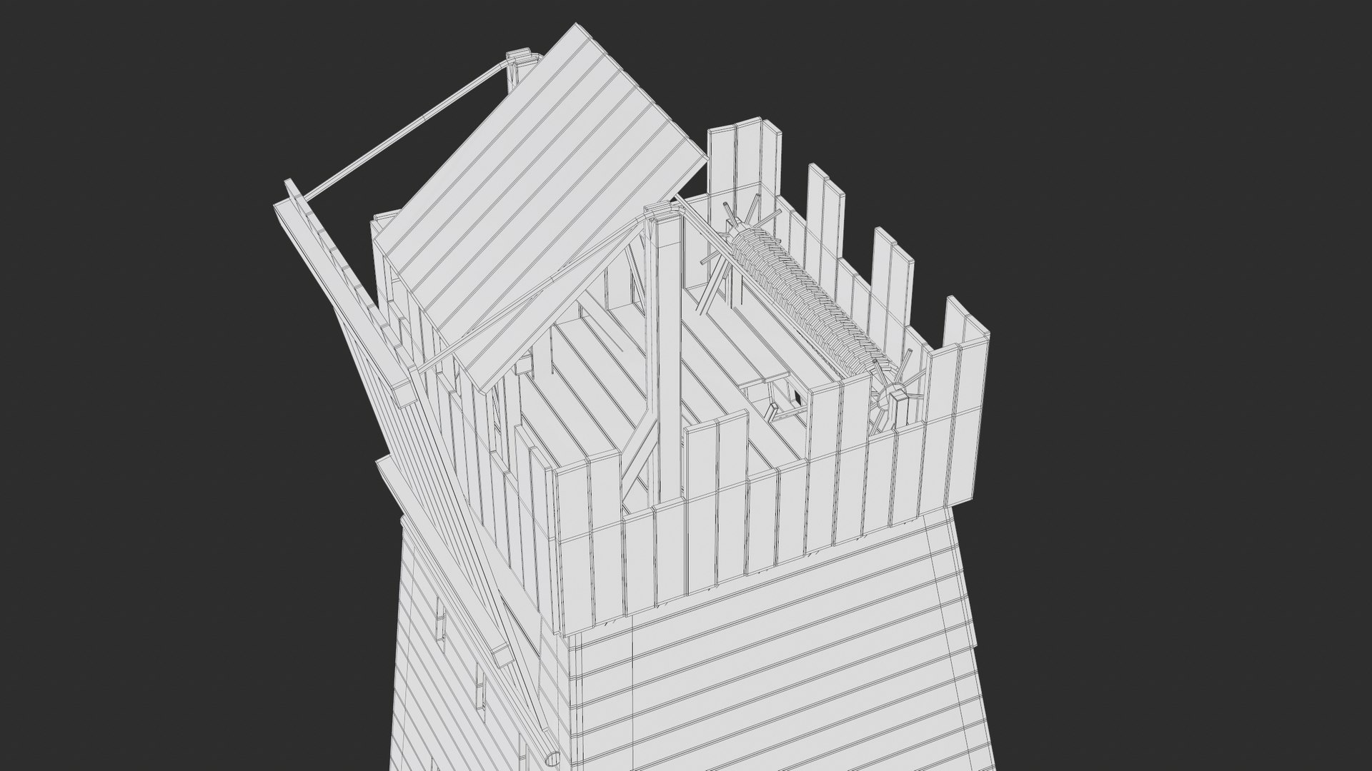 3D Medieval Siege Tower PBR - TurboSquid 2032960