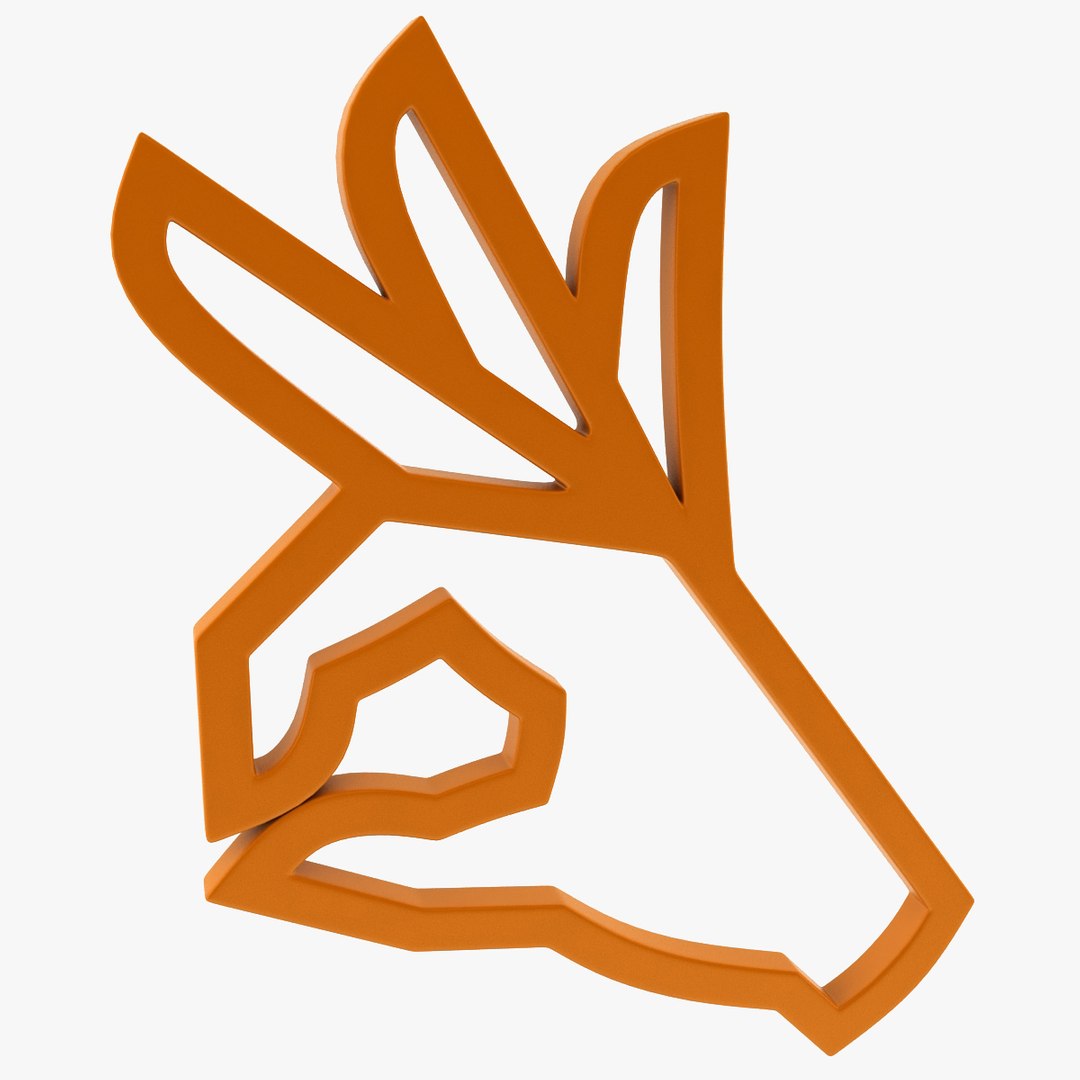 3d Icon Hand Gesture Model