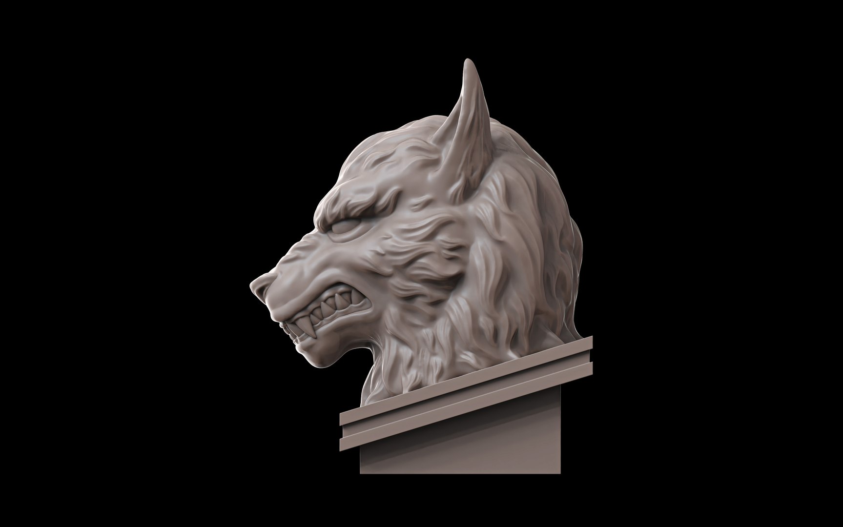 Wolf Head 3d Model 3D Model - TurboSquid 2321149