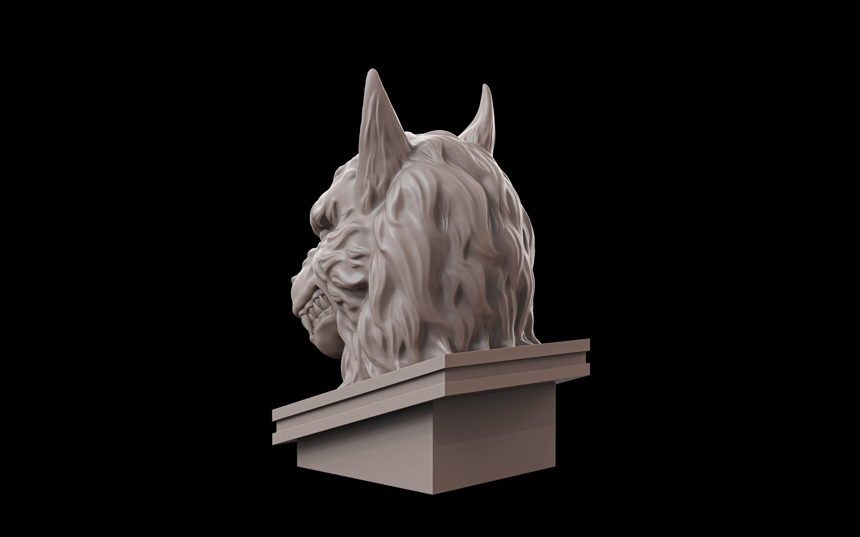 Wolf Head 3d Model 3D Model - TurboSquid 2321149