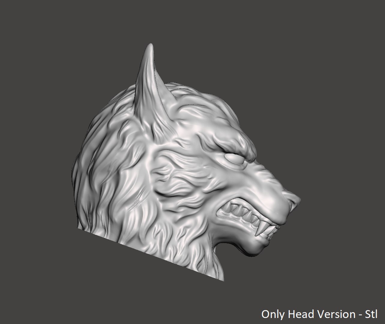 Wolf Head 3d Model 3D Model - TurboSquid 2321149