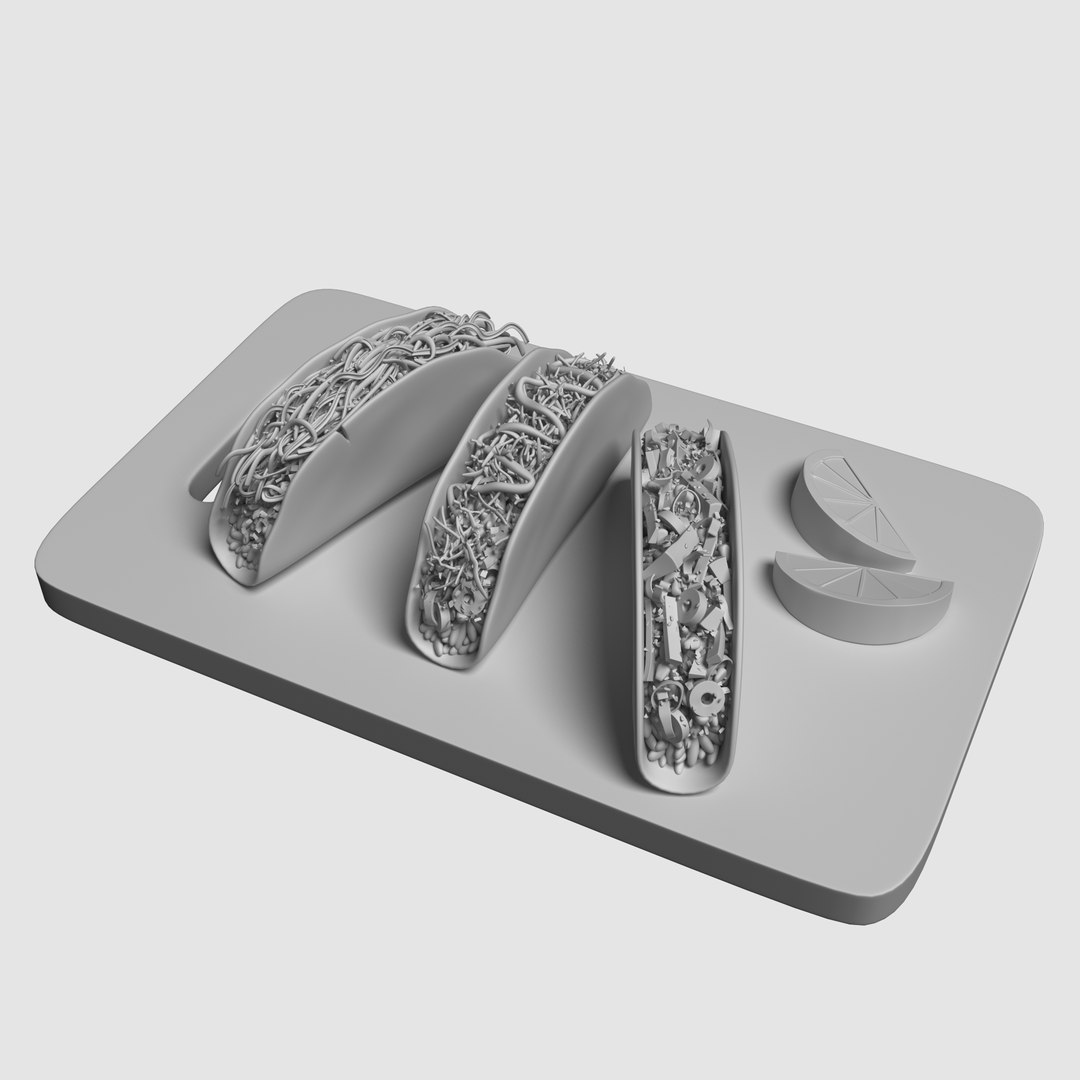 Tacos 3D Model - TurboSquid 2038951