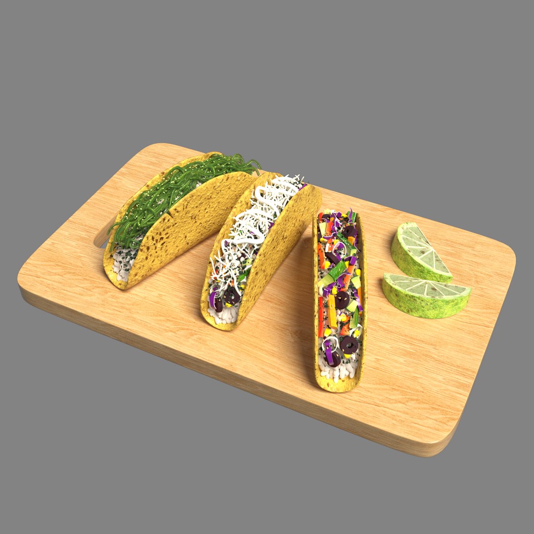 Tacos 3D Model - TurboSquid 2038951