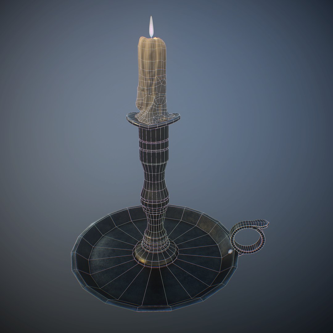 3d Model Candle Works