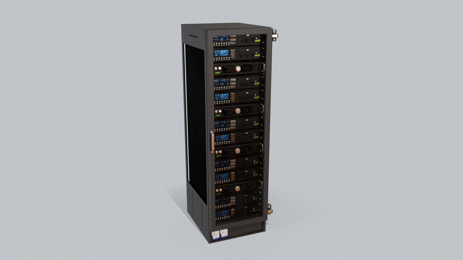 Sci Fi Server Computer 3D model - TurboSquid 1995531