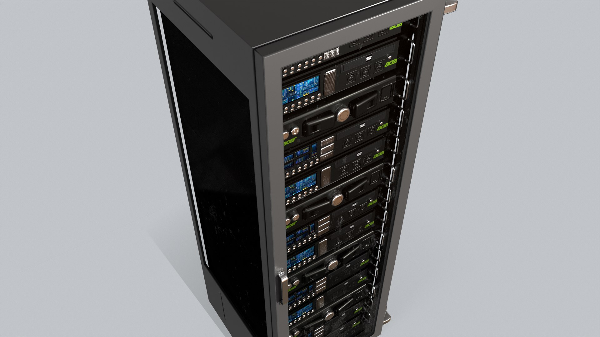 Sci Fi Server Computer 3D Model - TurboSquid 1995531