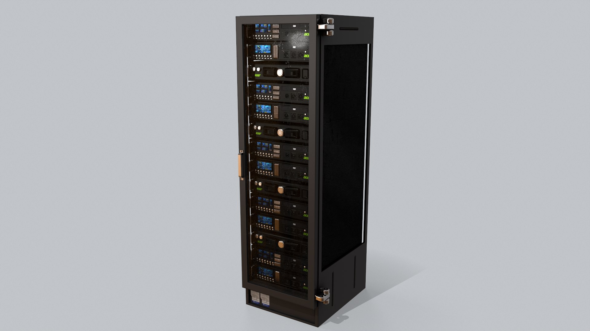 Sci Fi Server Computer 3D model - TurboSquid 1995531