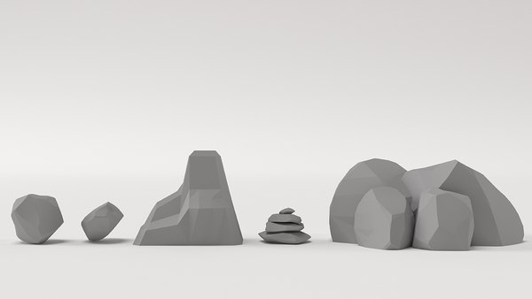 3D ready rocks pack - TurboSquid 1338294